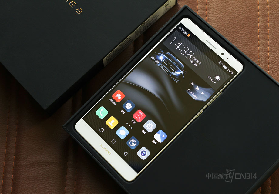 帅气月光银！旗舰继承者华为Mate8图赏_CN314智能生活网